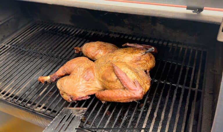 Traeger Smoked Spatchcock Turkey Recipe with Dry Brine - The Sweet ...