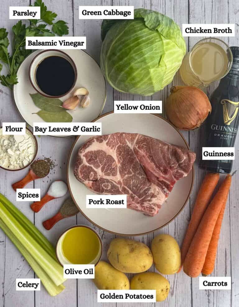 Hearty Irish Pork Stew with Guinness and Caraway Seeds
