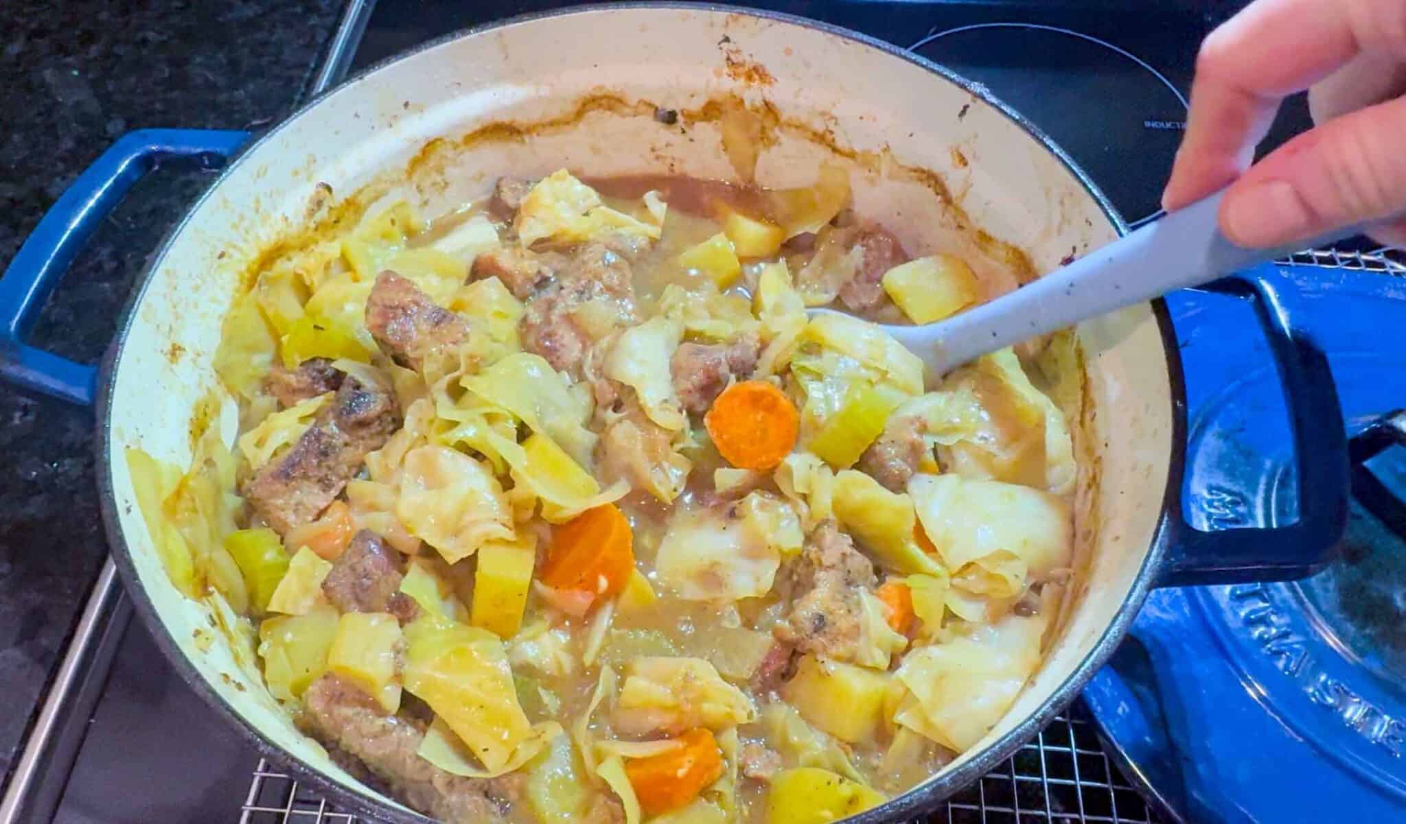 Hearty Irish Pork Stew with Guinness and Caraway Seeds
