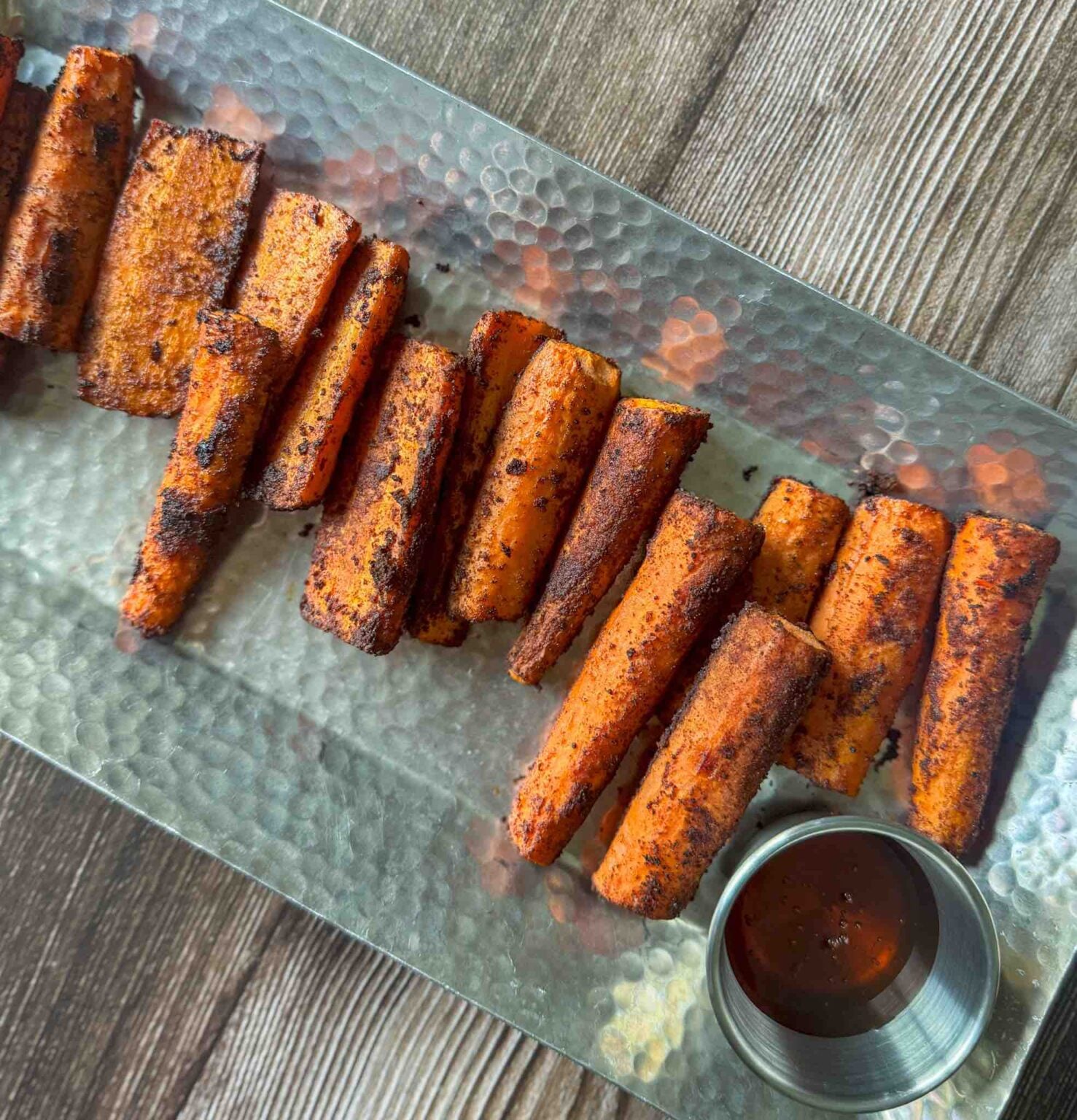 Smoked Carrots with Hot Honey for Traeger & Pellet Grill