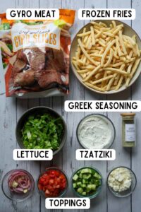 Loaded Sheet Pan Gyro Fries - The Sweet, Simple Things